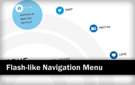 13 impressive Flash-like Navigation Menu using jQuery