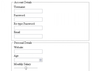 HTML5 Form with CSS3 Markup