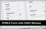 HTML5 Form with CSS3 Markup