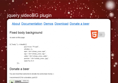 12 Fullscreen Background jQuery Plugins